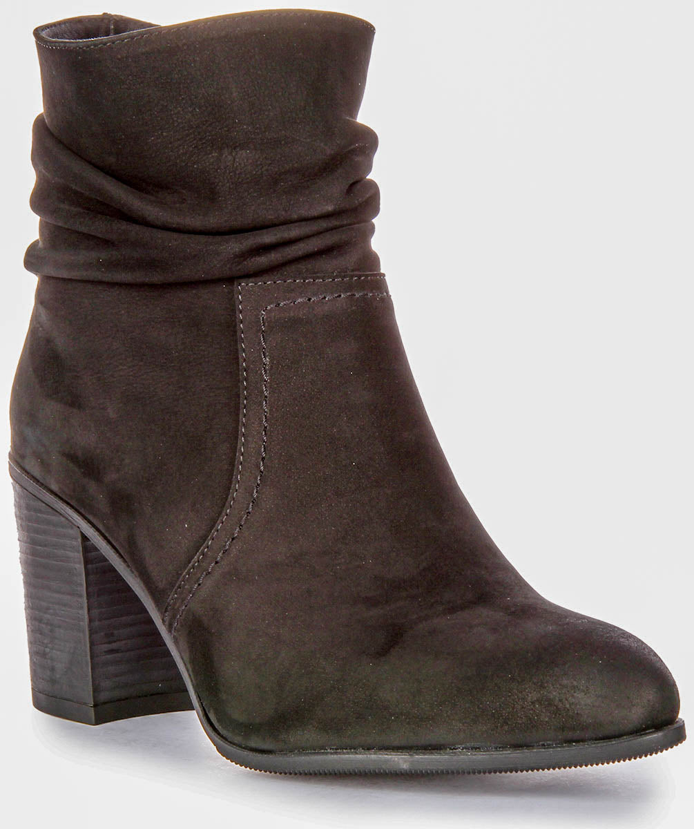 Lucy In Black For Women | Suede Wedge Ankle Boots – Justin Reess