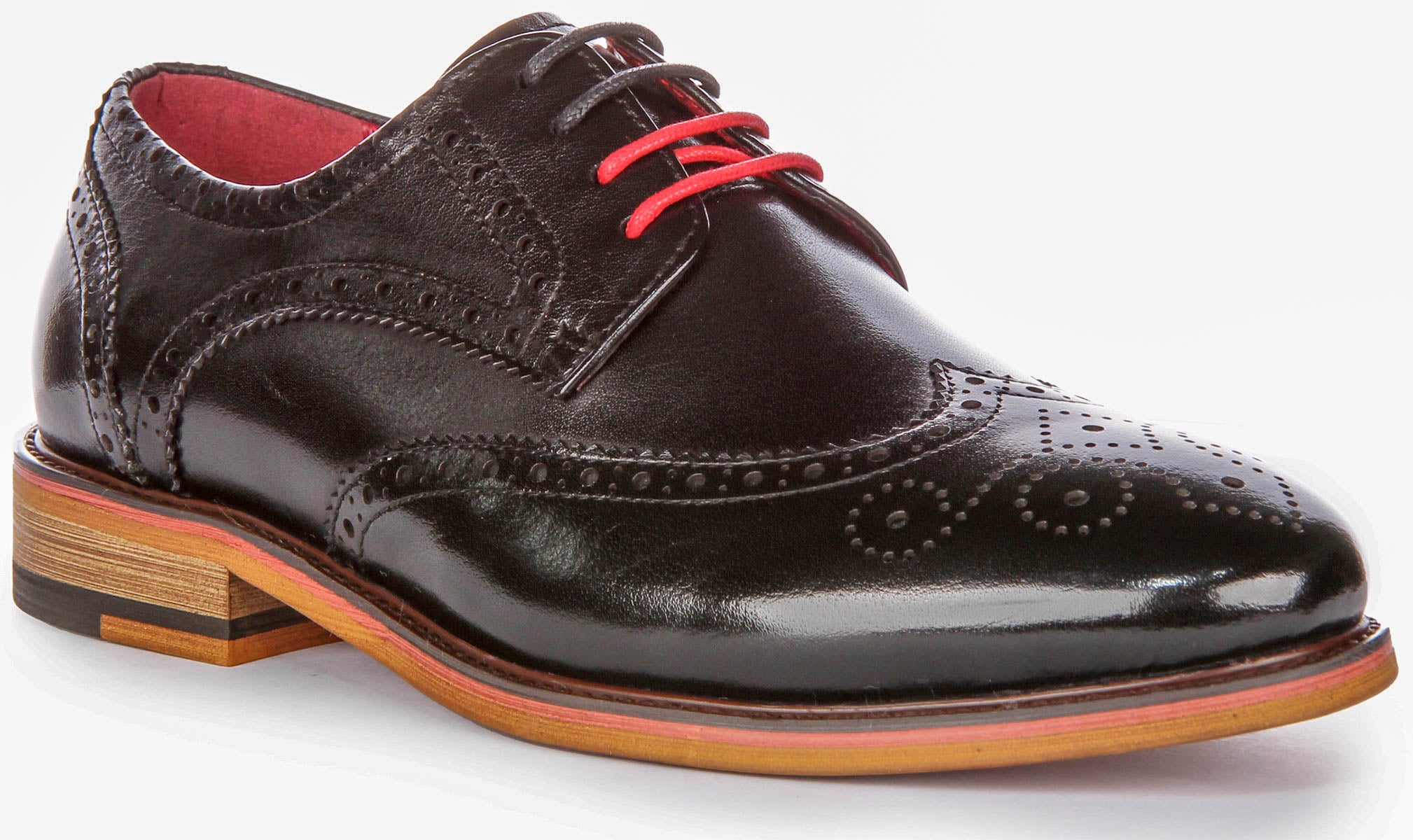 Dover Black For Women | Wooden Effect Derby Shoes – Justin Reess