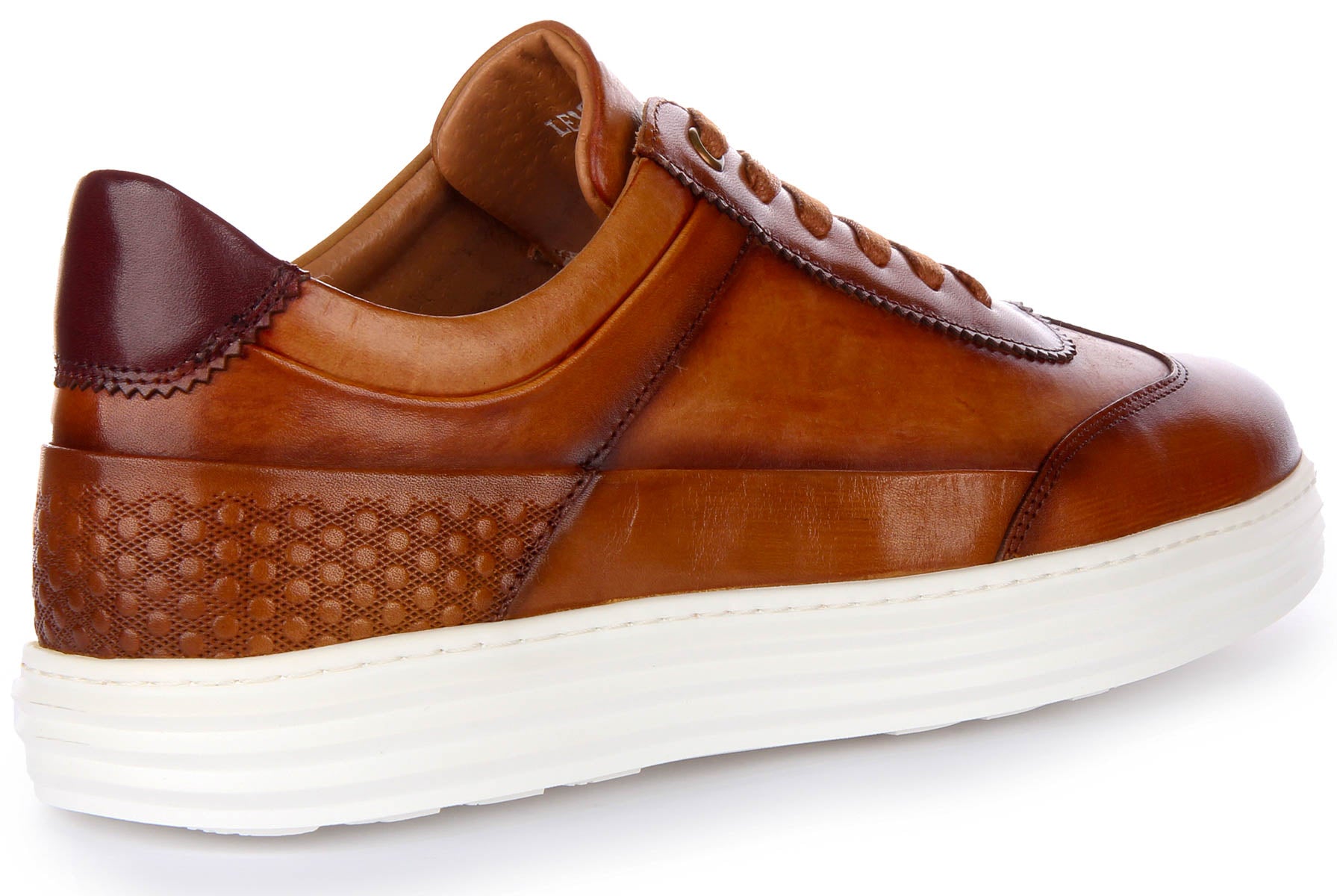 JUSTINREESS ENGLAND Levent Trainers In Brown | Casual T Toe Shoes ...