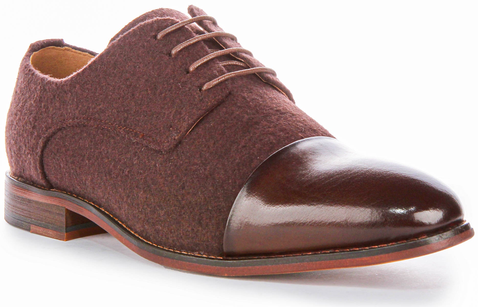 JUSTINREESS ENGLAND Arthur In Brown | Oxford Toe Leather Shoe – Justin ...