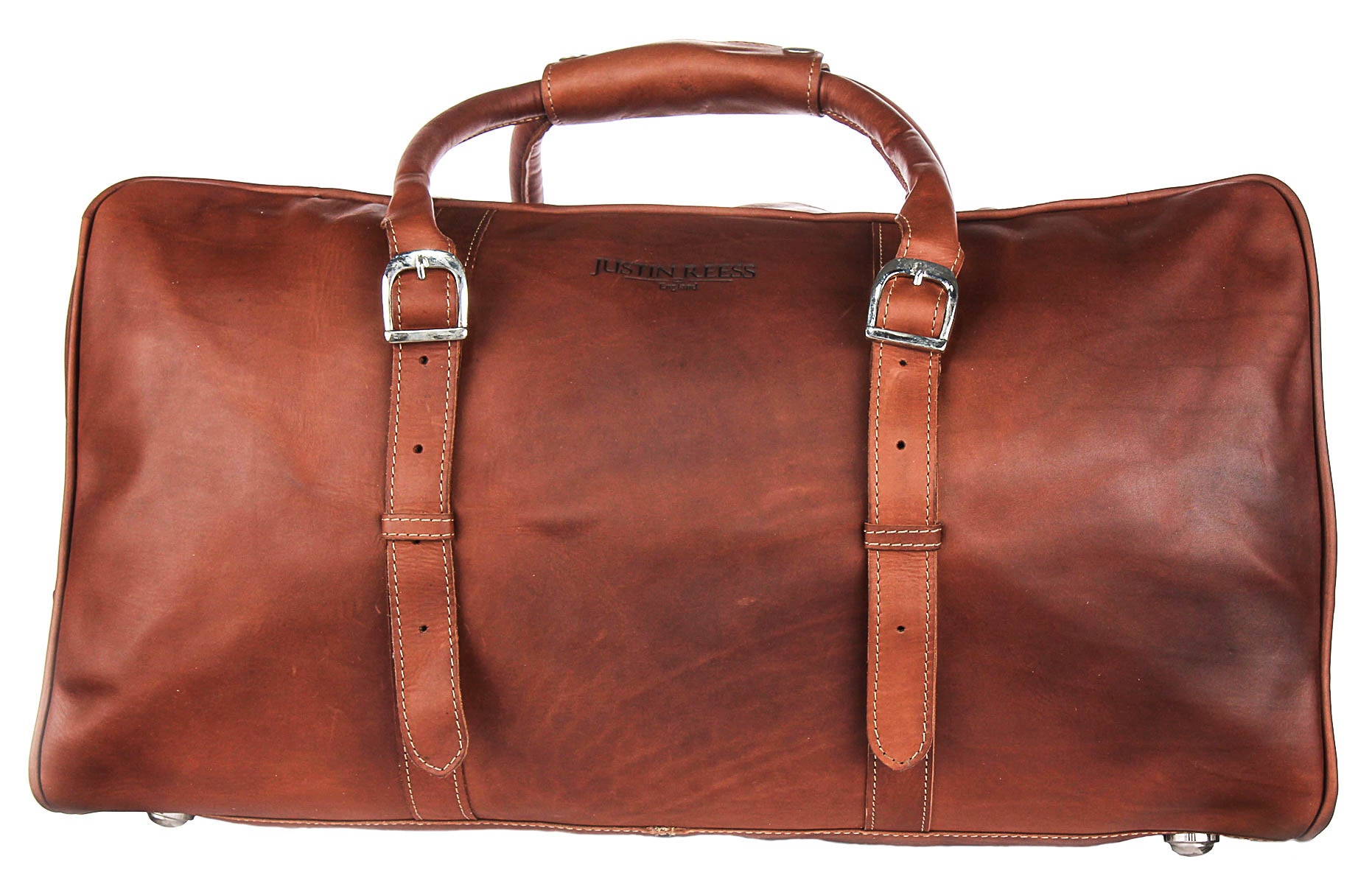JUSTINREESS Voyager Lite Duffle Bag In Brown | Vintage – Justin Reess