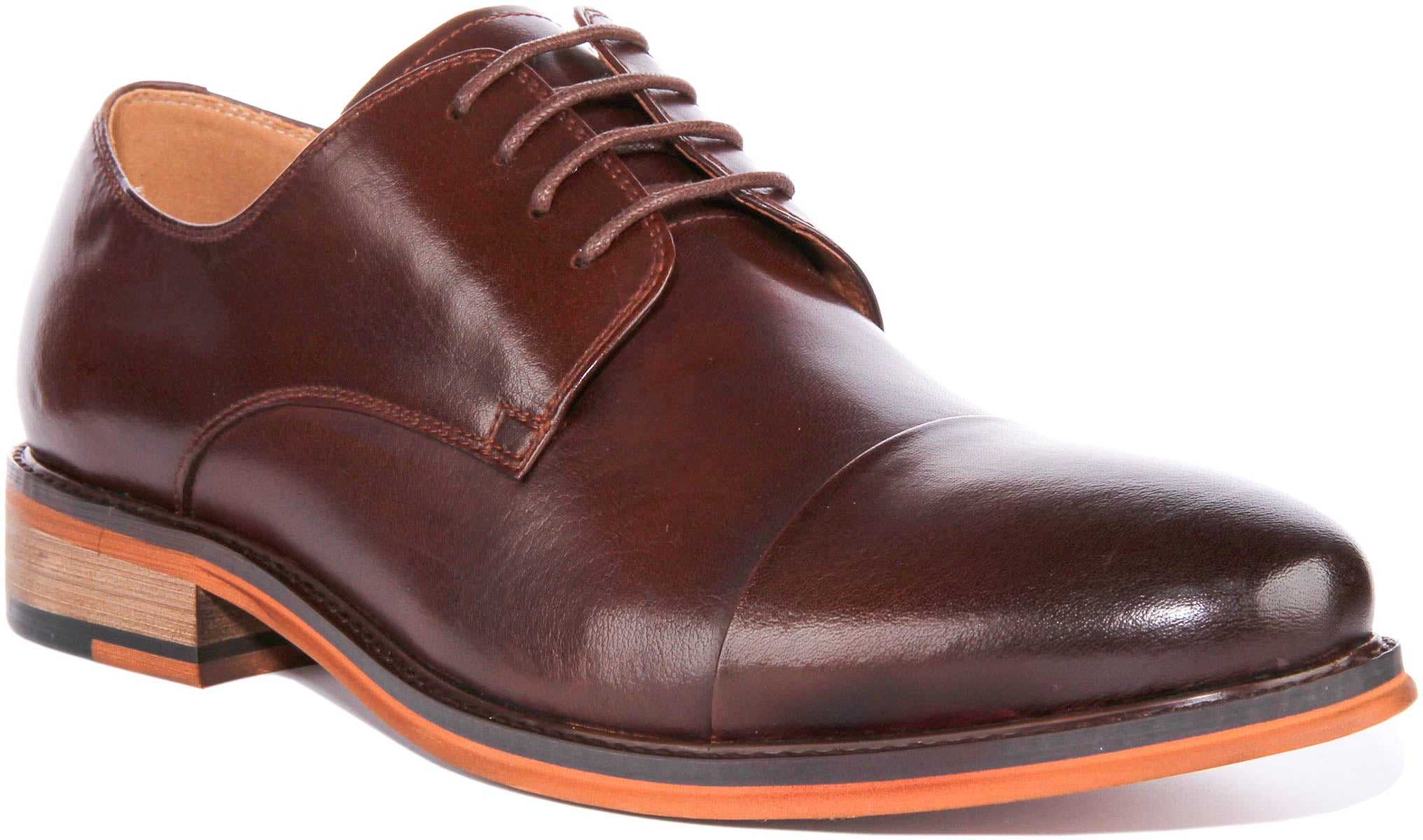 JUSTINREESS ENGLAND Rick In Choco | Lace Up Oxford Toe Shoes – Justin Reess