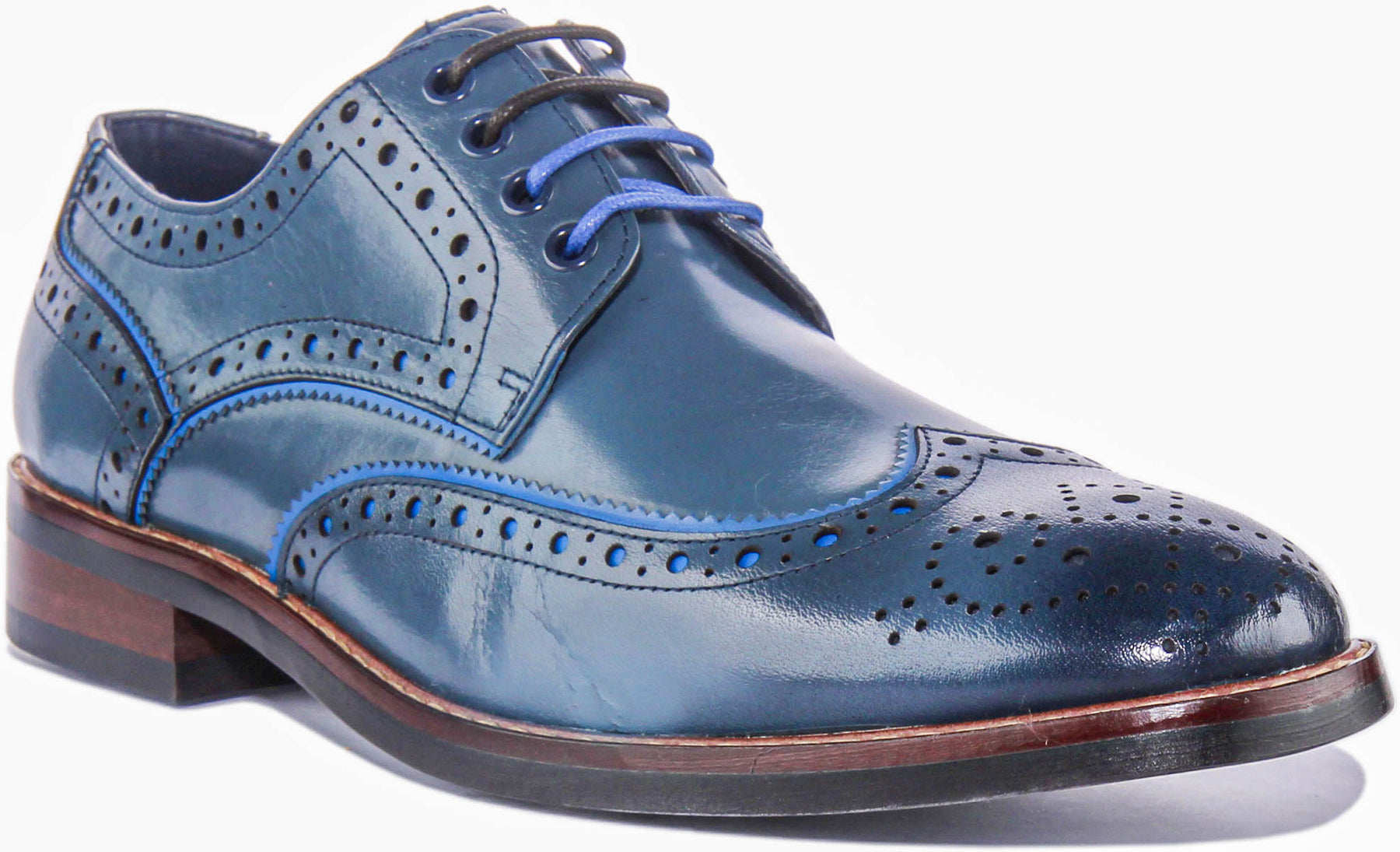 JUSTINREESS ENGLAND Simon In Grey | Mens Lace up Brogue Shoes – Justin ...