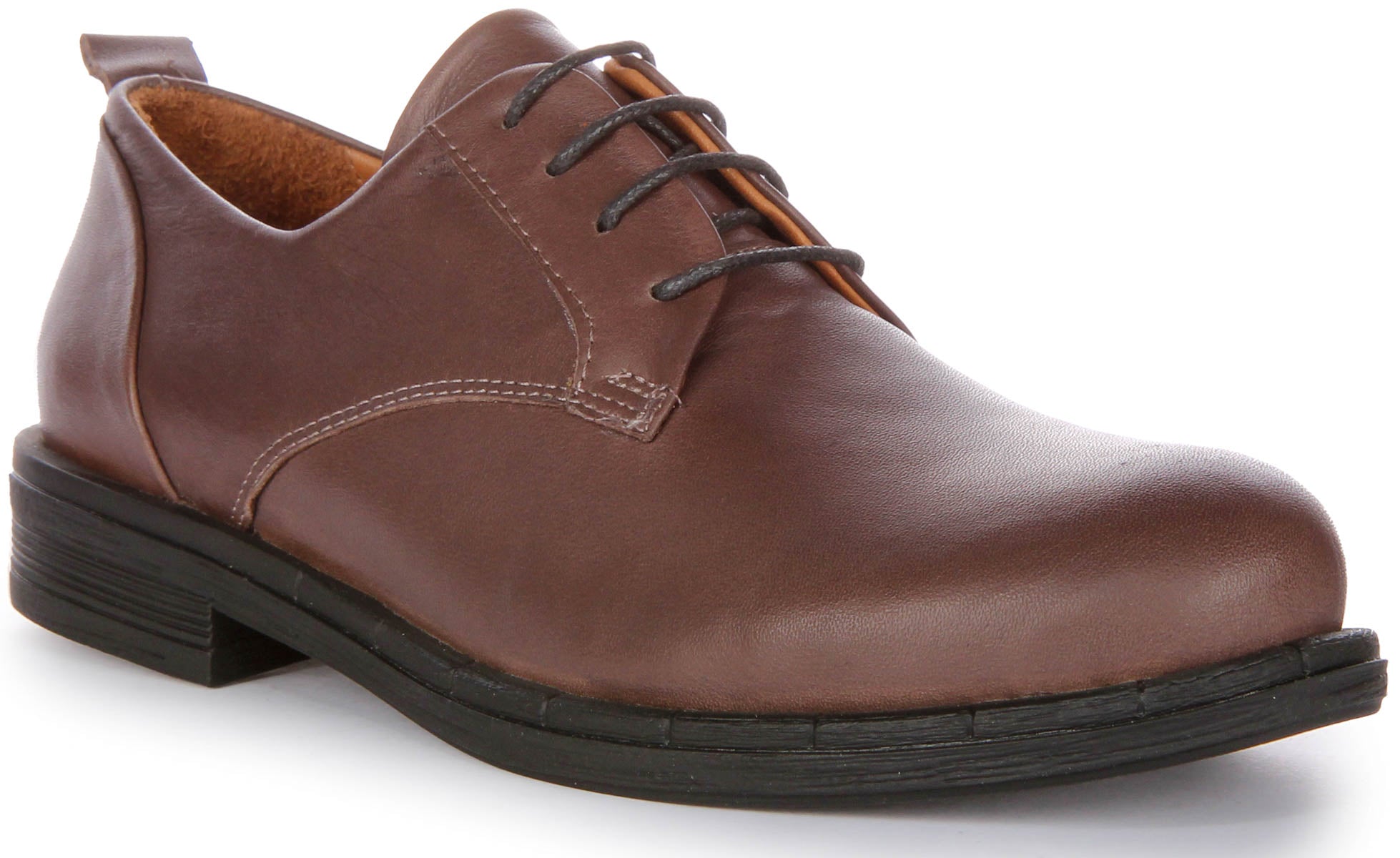 JUSTINREESS Womens Lace up Oxford Toe Grey Leather Shoes – Justin Reess