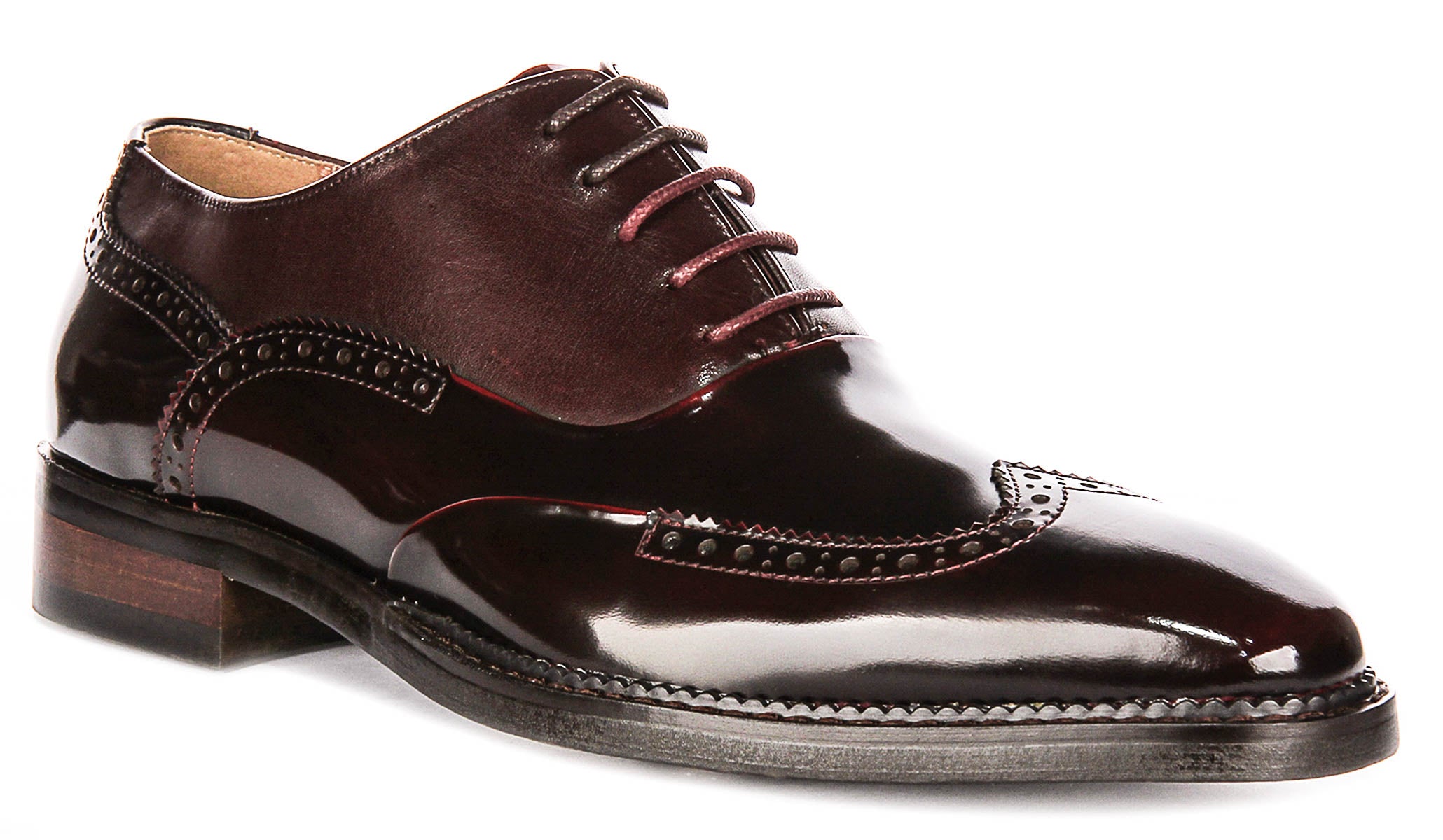 Harry Wine For Men | Leather Wingtip Brogue Shoes – Justin Reess