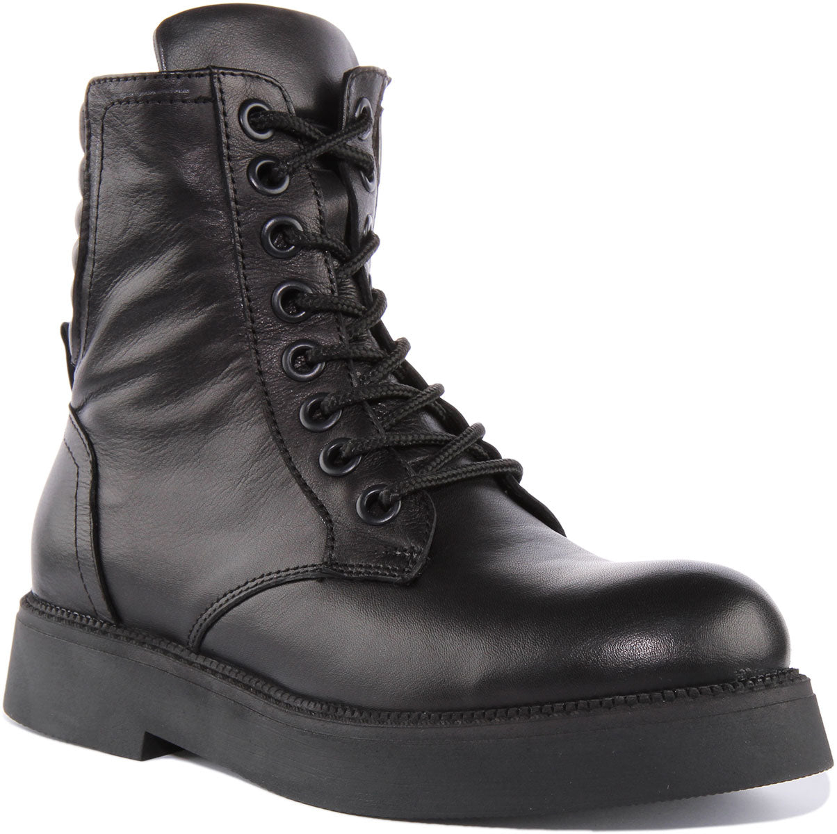 JUSTINREESS ENGLAND Clarissa Ankle Boots In Black | Biker Boots ...