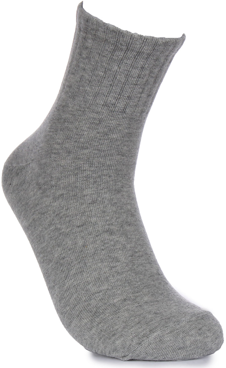 JUSTINREESS ENGLAND Crew Socks In Grey 2 Packs | Socks – Justin Reess