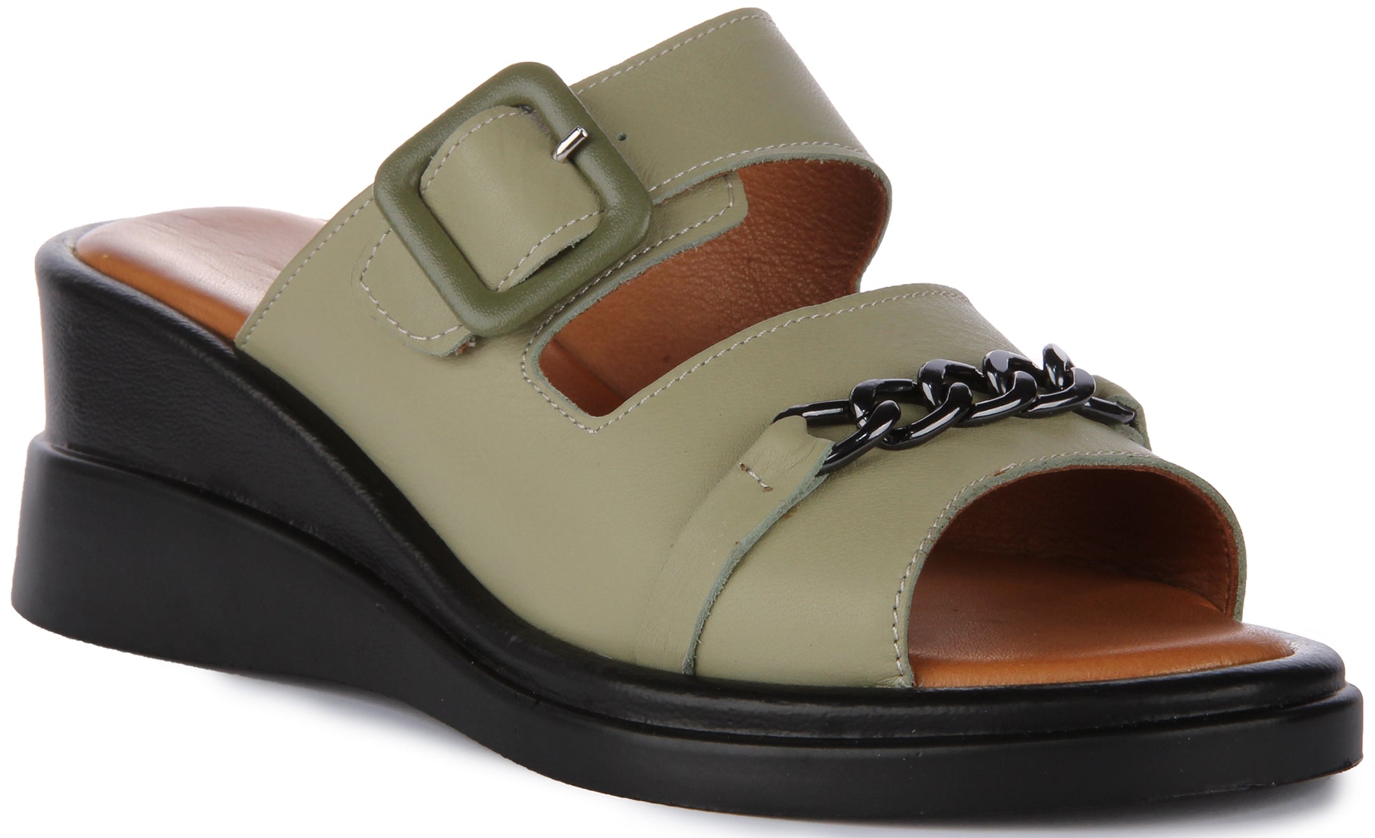 JUSTINREESS ENGLAND Womens Sandals In Mint | Open Toe Wedge Sandal ...